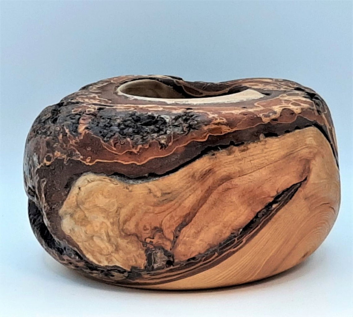 California Pine Burl Bowl - Etsy