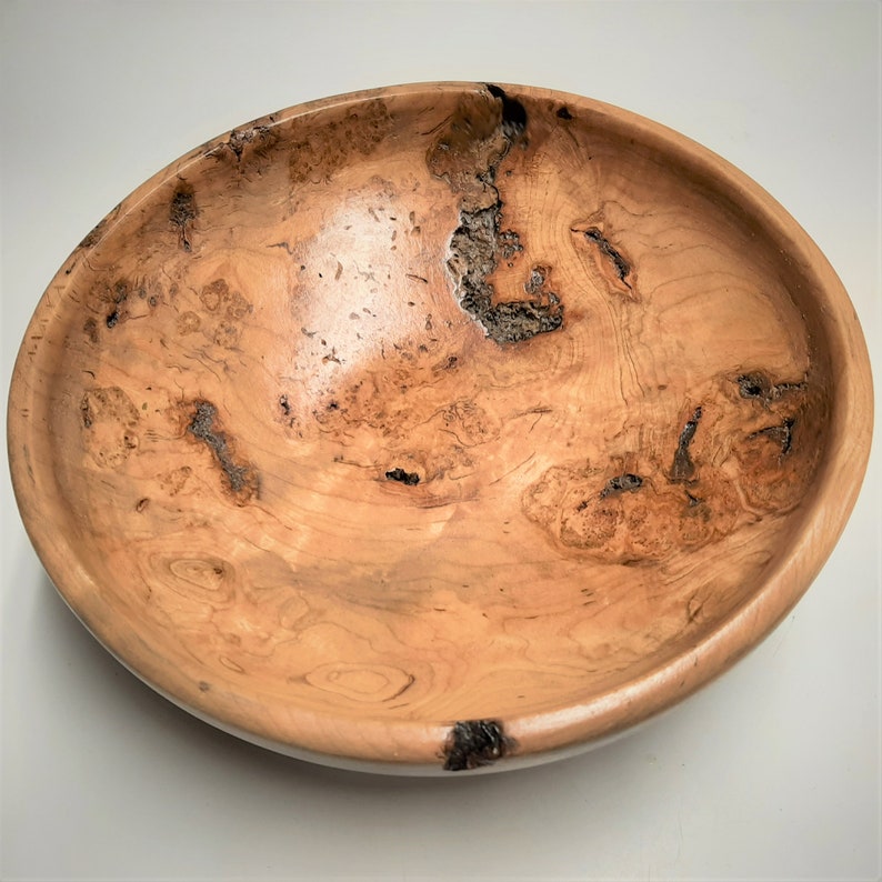 Cherry Wood Bowl - Etsy