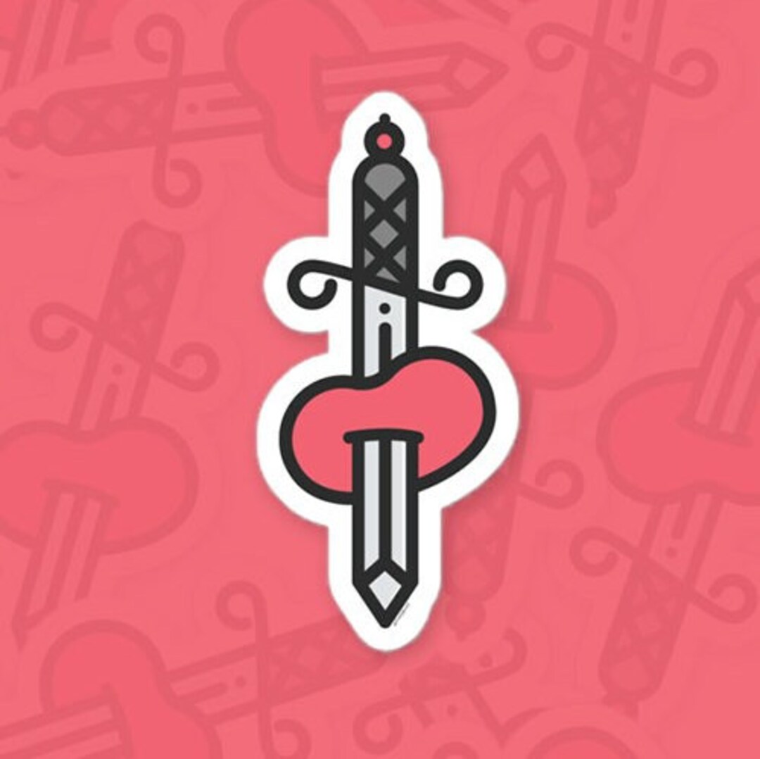 Knife in the Kidney Sticker | Valentines Day Gift | Sister Wives Fan ...