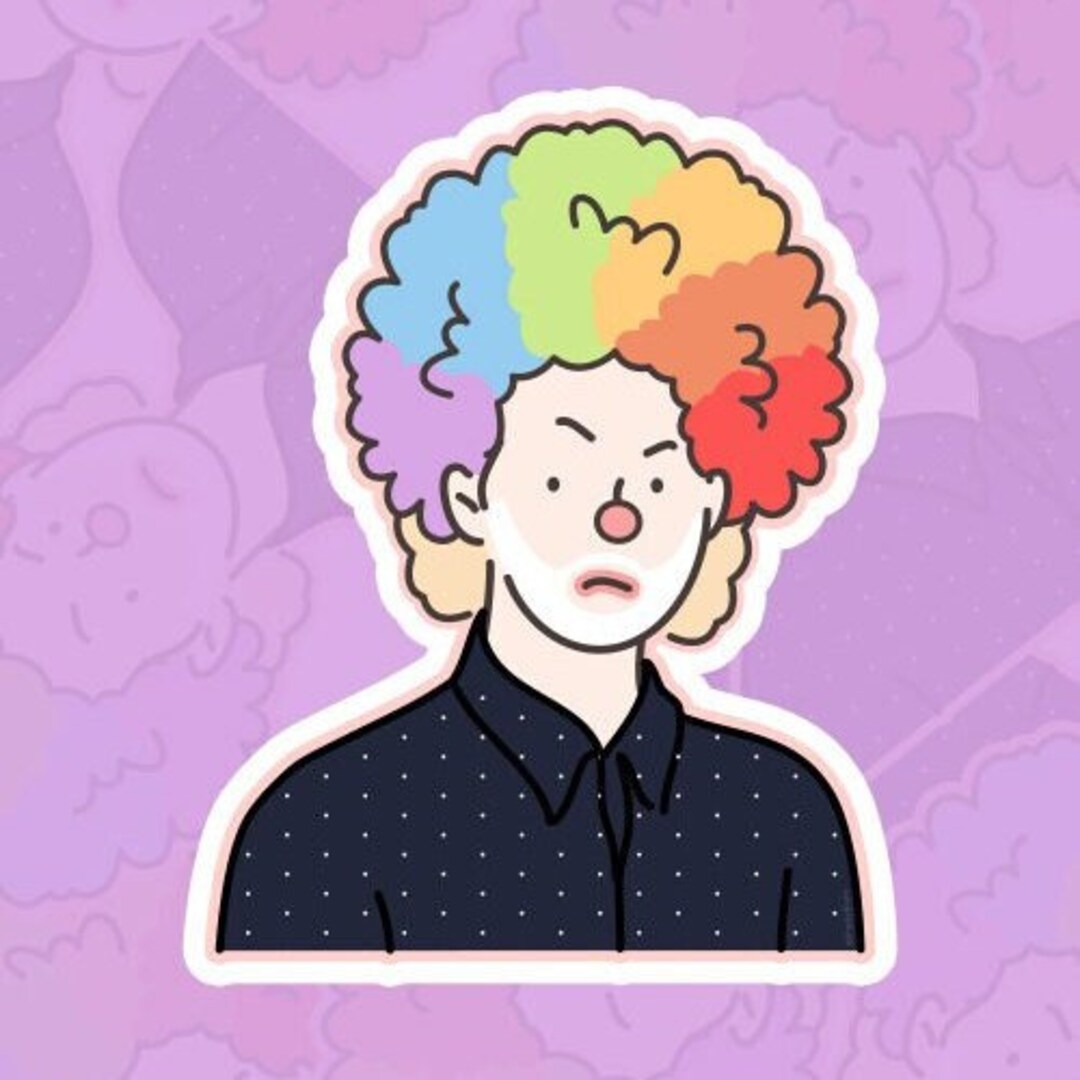 Grody the Clown | Wives Fan Made Sticker | Funny Stickers - Etsy