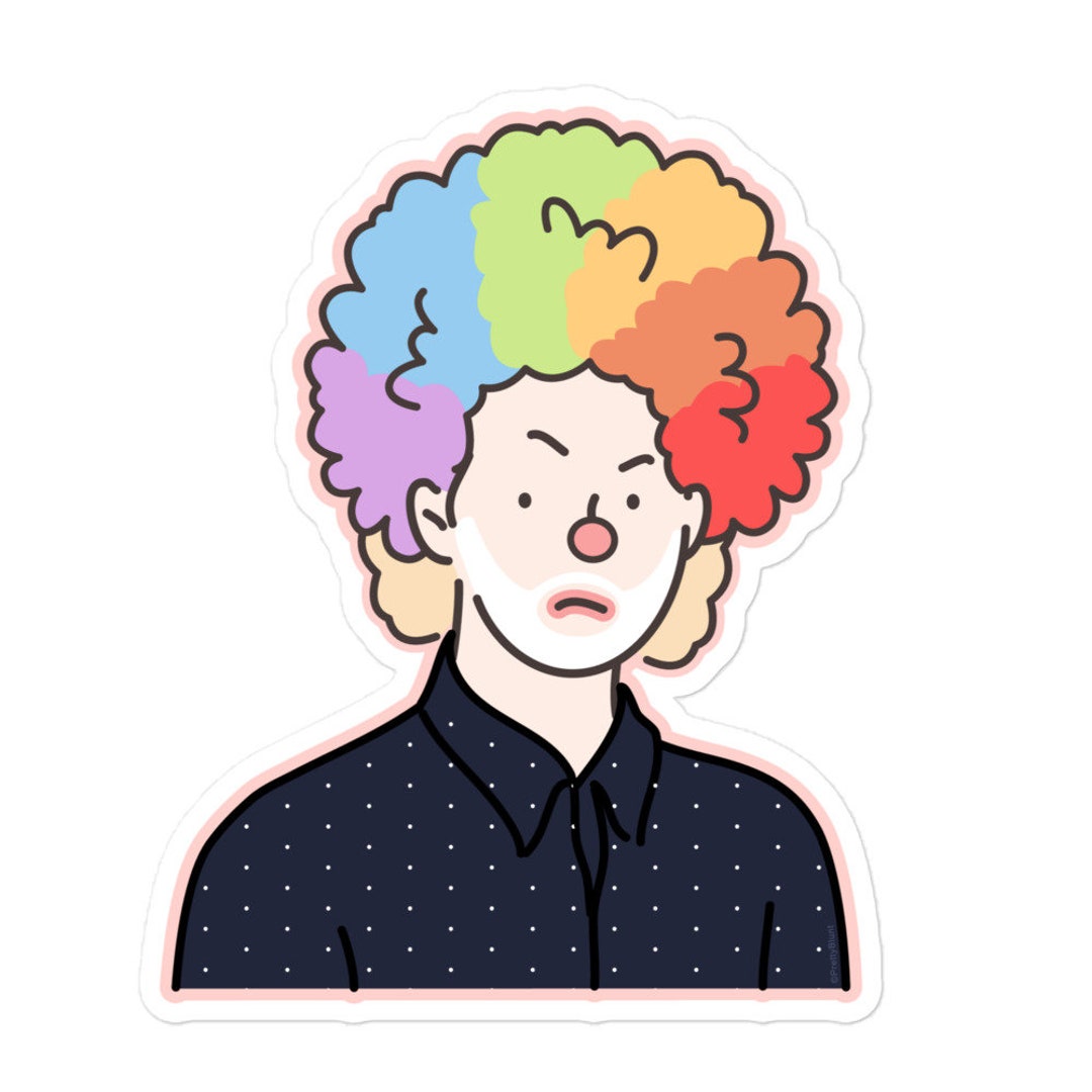 Grody the Clown Wives Fan Made Sticker Funny Stickers - Etsy