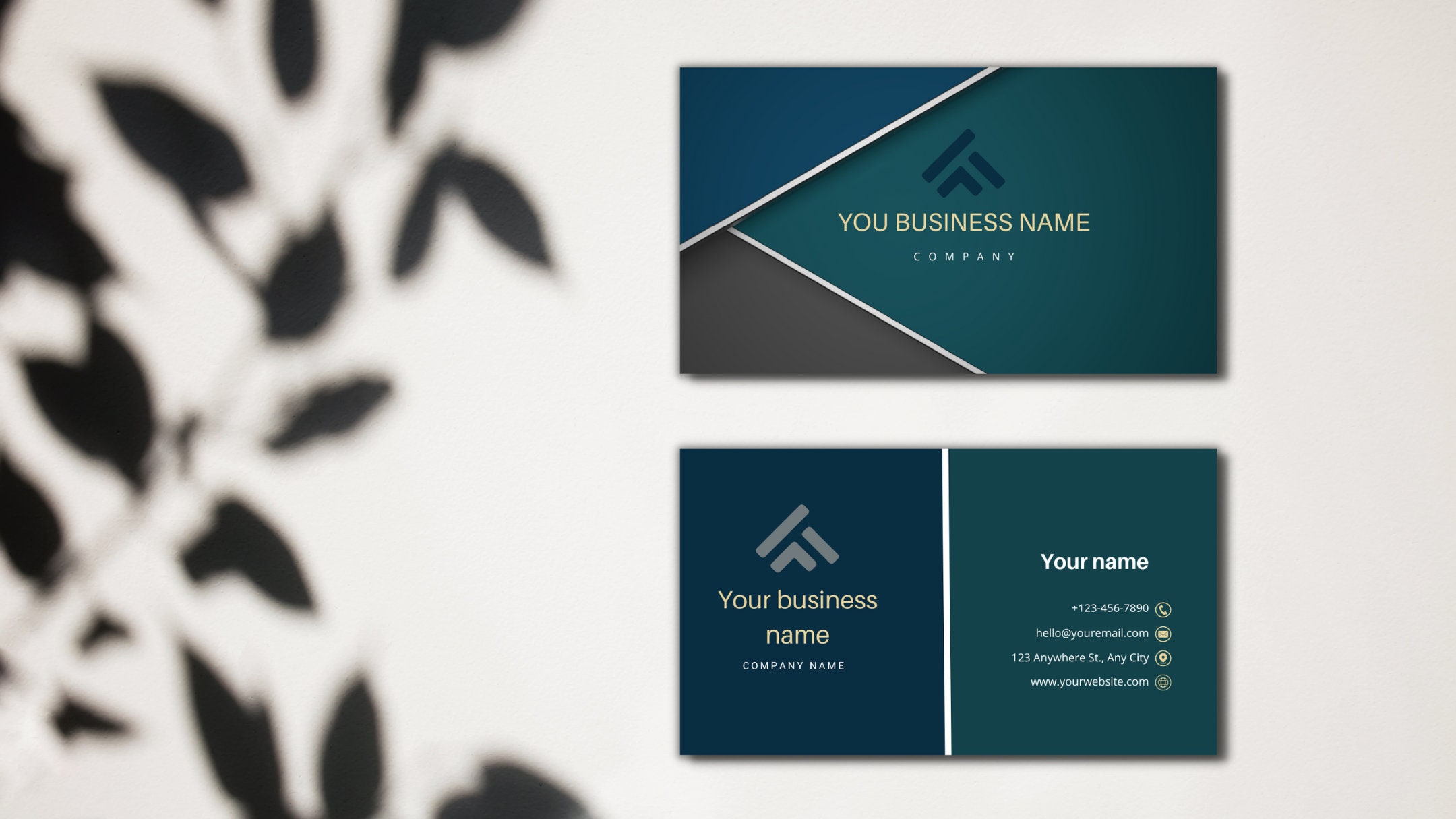 Business Card Template, Instant Download, Printable Business Card ...