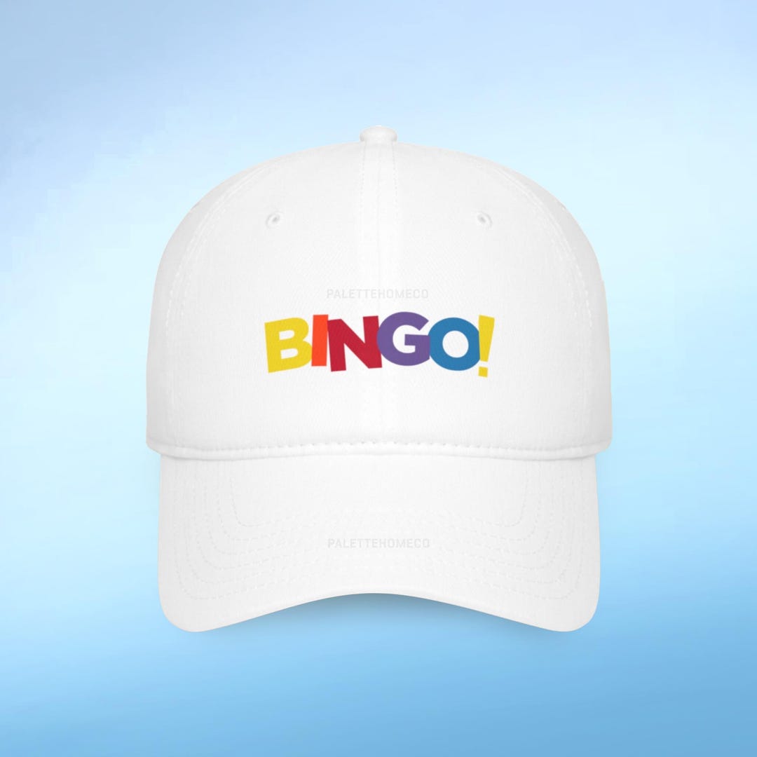 Bingo Hat, Bingo Cap, 6 Panel Hat, Lucky Bingo Hat, Bingo Night Hat ...