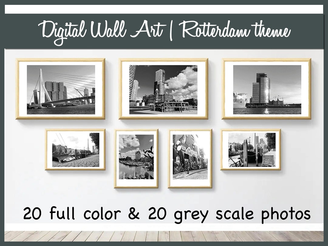Print Set Van 40 Foto's, Rotterdam Wall Art Set, Gallery Wall Set ...