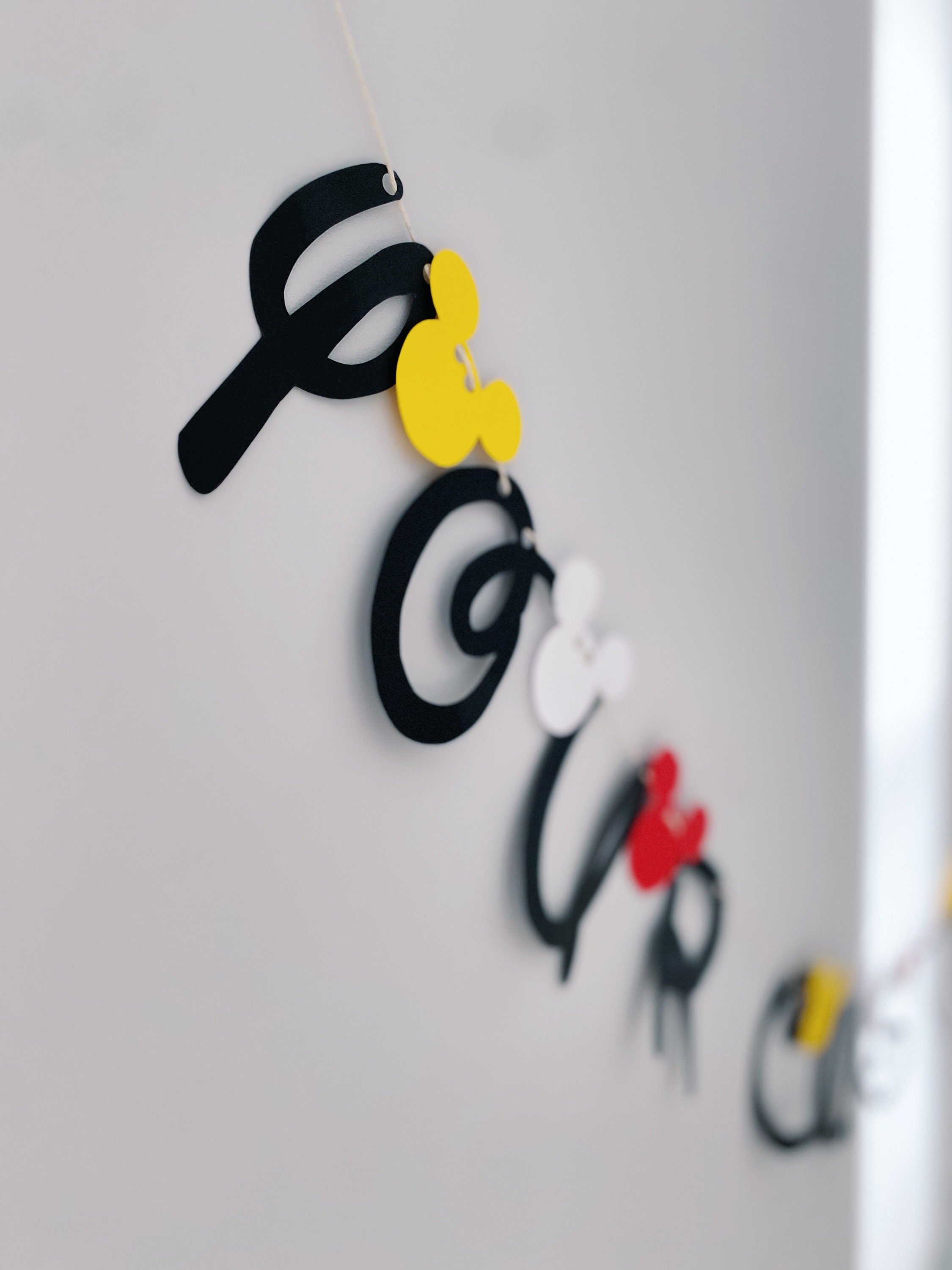 Personalised Party Bunting Custom Disney Garland Mickey Birthday Banner ...
