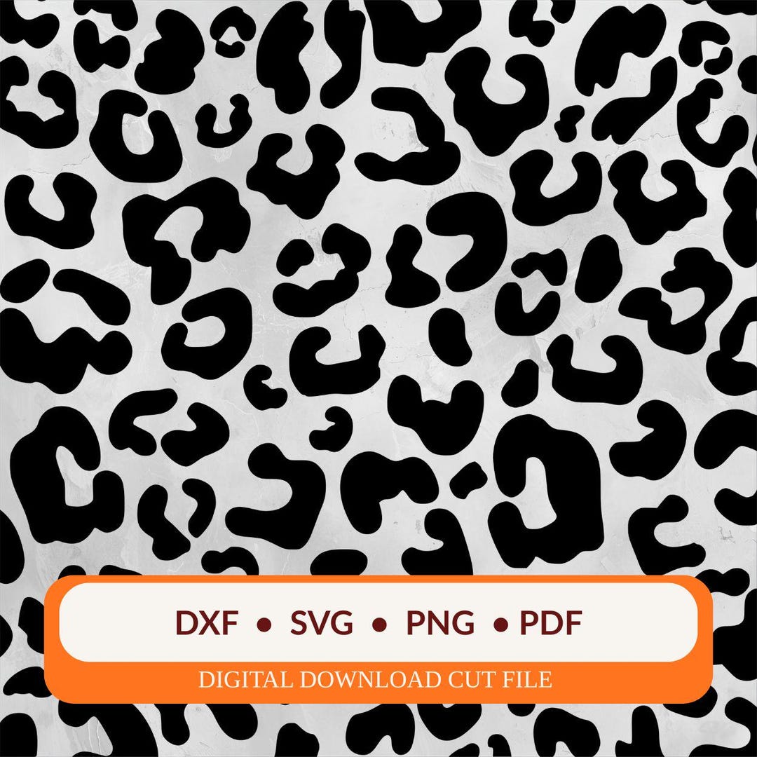 Leopard Print SVG: Wild Animal Pattern (digital Download) - Etsy