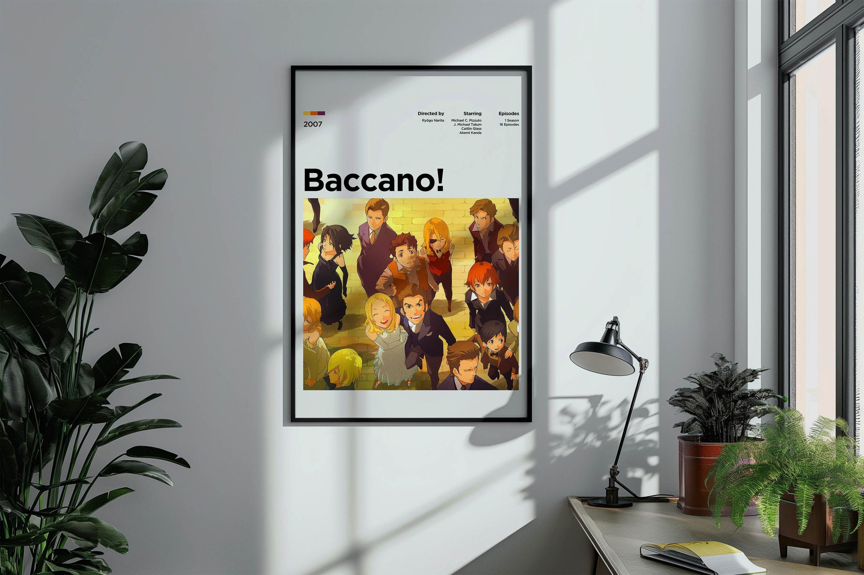Baccano Poster, Digital Anime Poster, Digital Anime Print, Digital Film ...