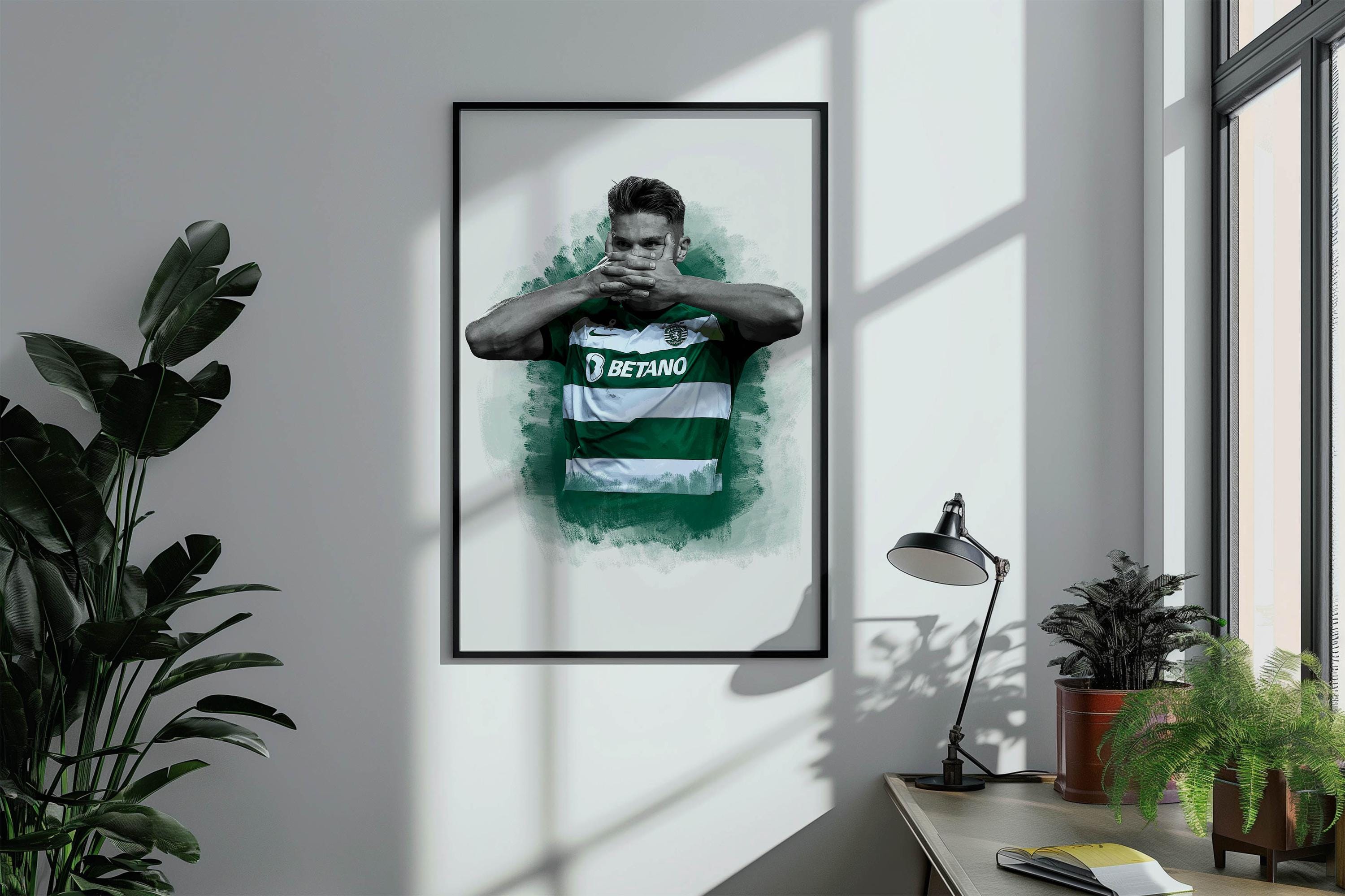 Viktor Gyokeres Poster, Digital Soccer Poster, Digital Football Print ...