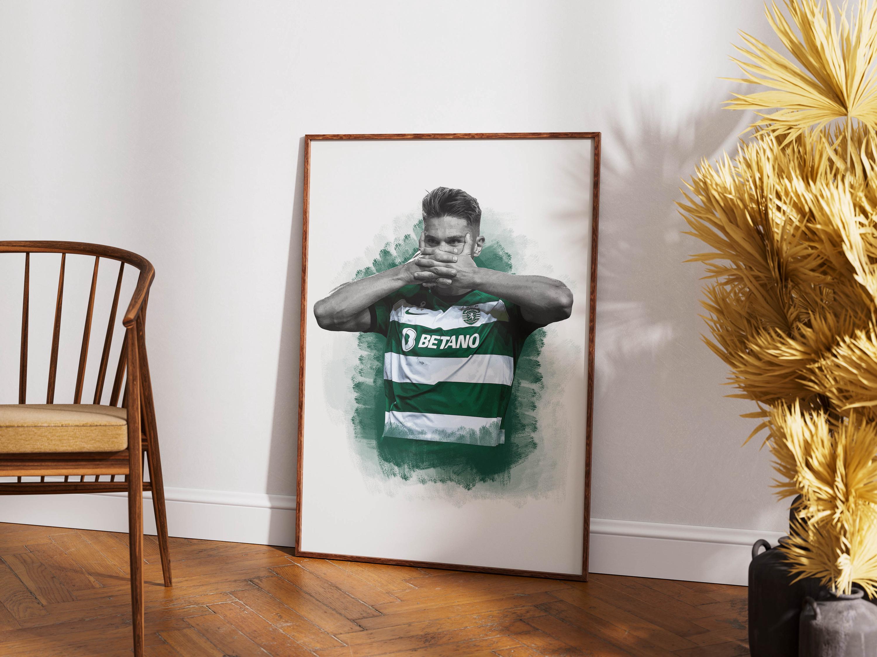 Viktor Gyokeres Poster, Digital Soccer Poster, Digital Football Print ...