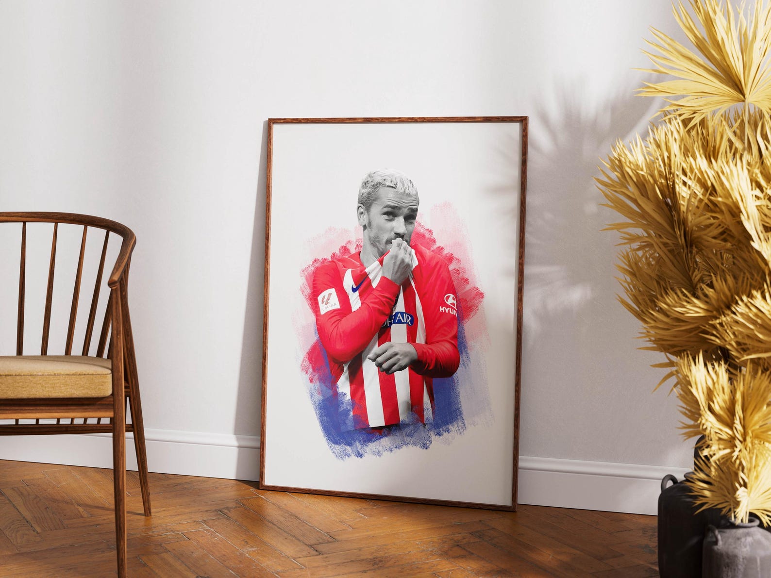 Antoine Griezmann Poster, Digital Soccer Poster, Digital Football Print ...