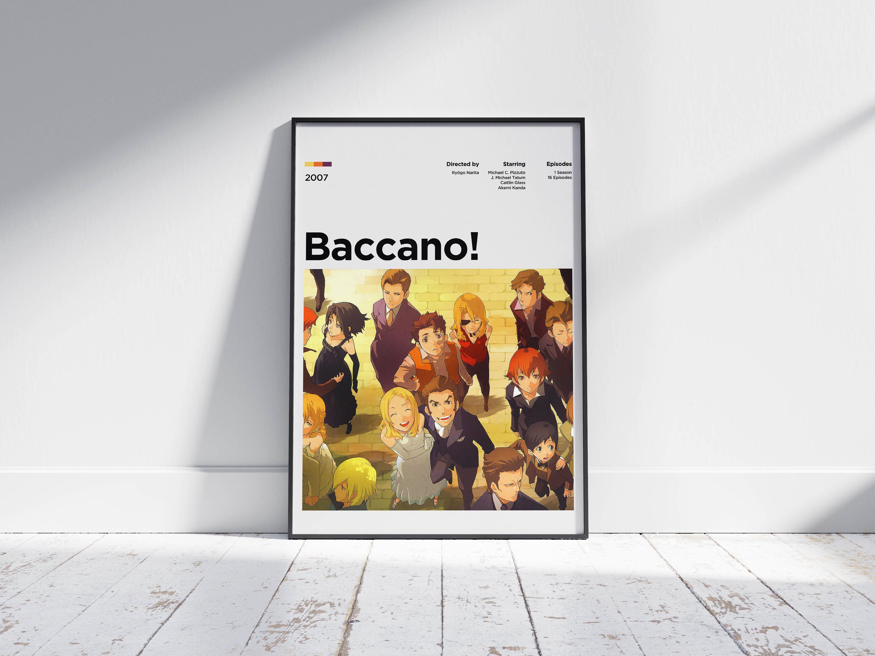 Baccano Poster, Digital Anime Poster, Digital Anime Print, Digital Film ...