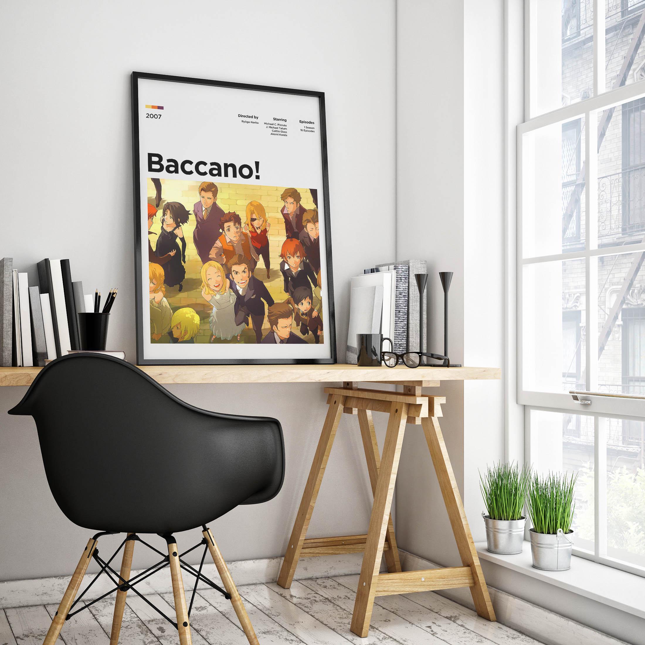 Baccano Poster, Digital Anime Poster, Digital Anime Print, Digital Film ...