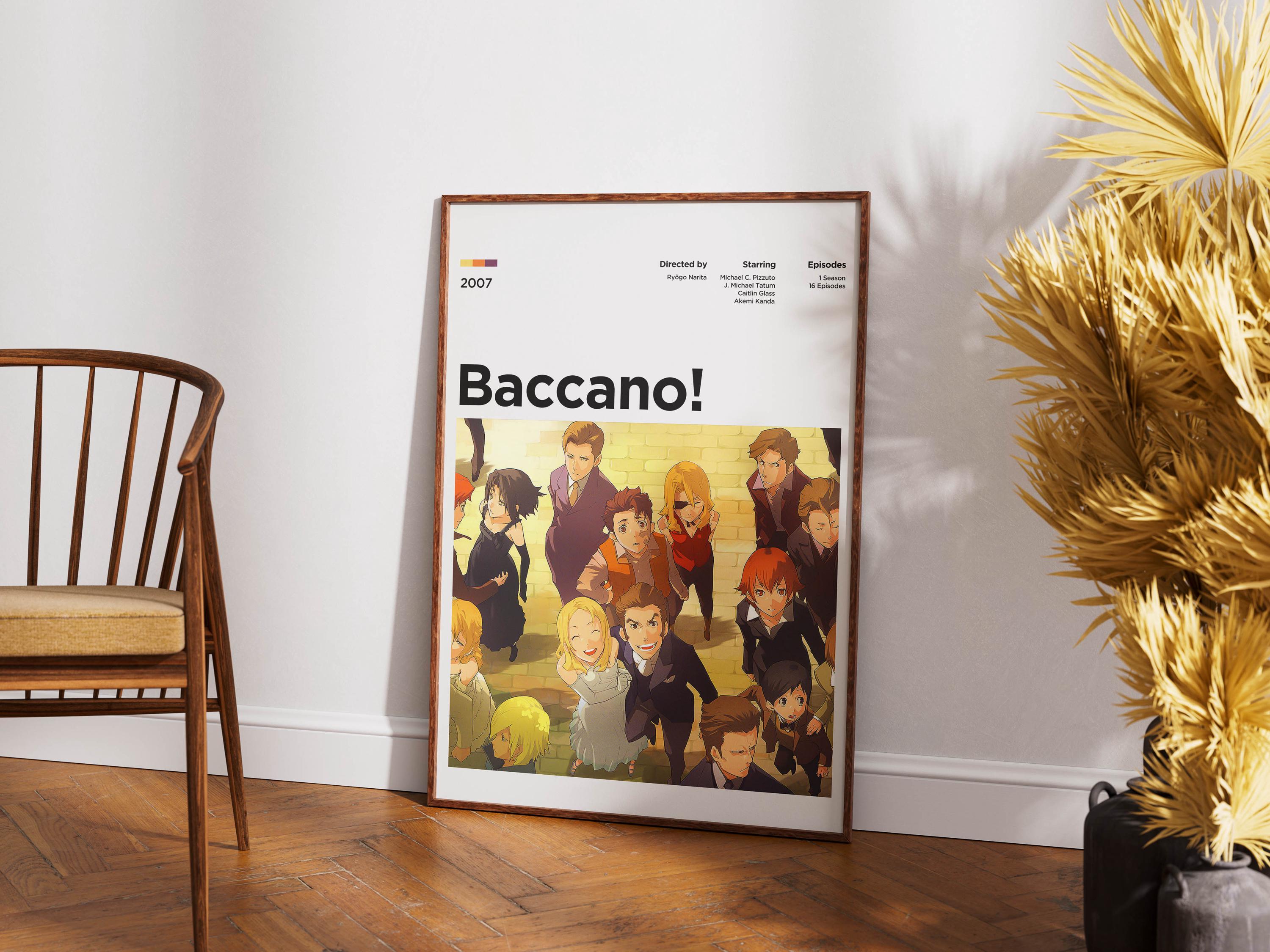 Baccano Poster, Digital Anime Poster, Digital Anime Print, Digital Film ...