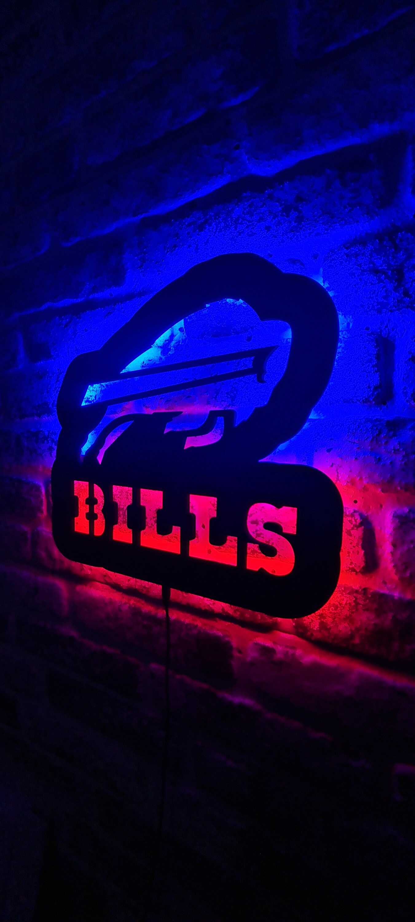 Buffalo Bills Led Sign Bills American Football Fans - Etsy