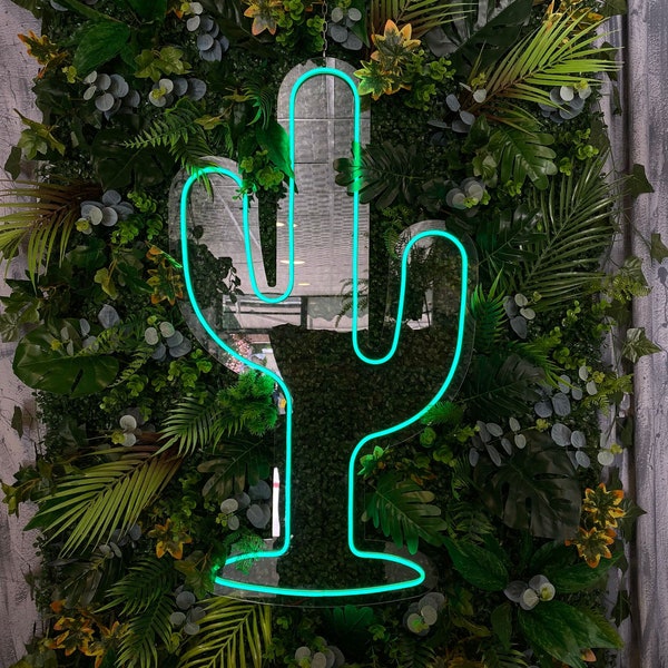 Neon Cactus - Etsy