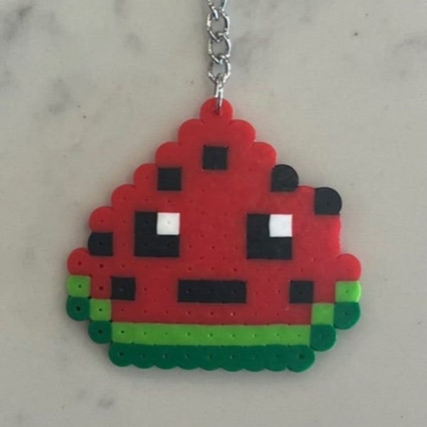 Perler Bead Keychain - Etsy