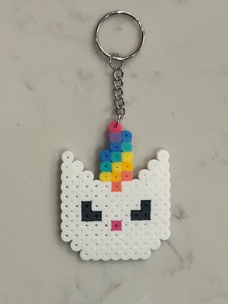 Any 2 Keychains, SAVE by Bundling, Handmade, Perler Bead Keychain, Fuse ...