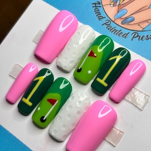 Hole in One Birthday Golf Masters US Open PGA Press on Nails | Hand ...