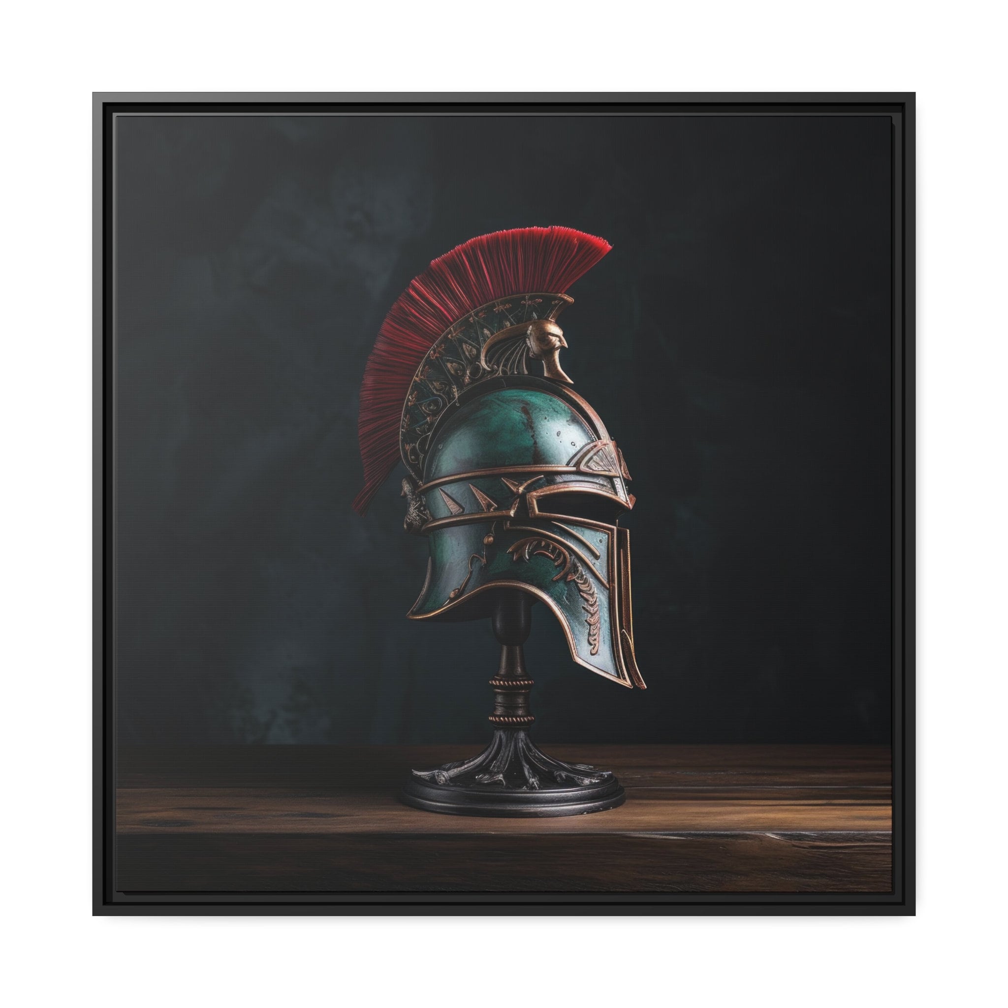 Armor of God Black Framed Canvas Dark Colors Christian Bible Verse ...