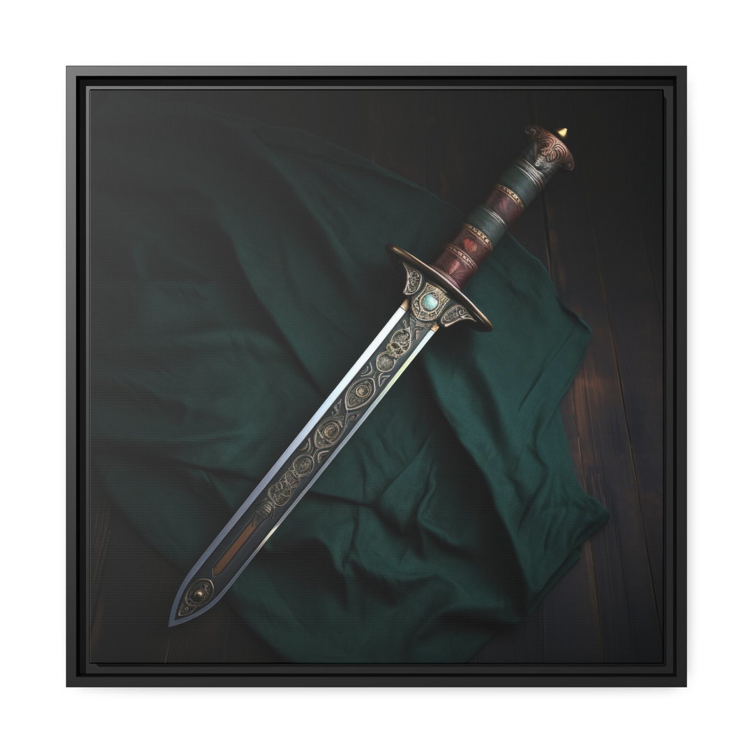 Armor of God Black Framed Canvas Dark Colors Christian Theme Bible ...