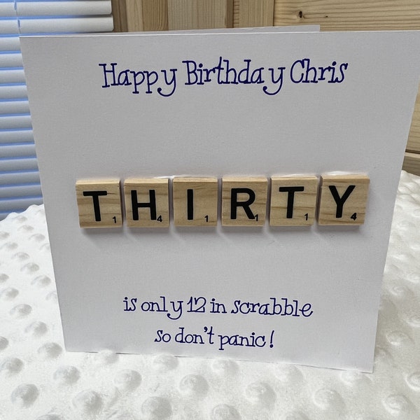 Birthday Scrabble - Etsy UK
