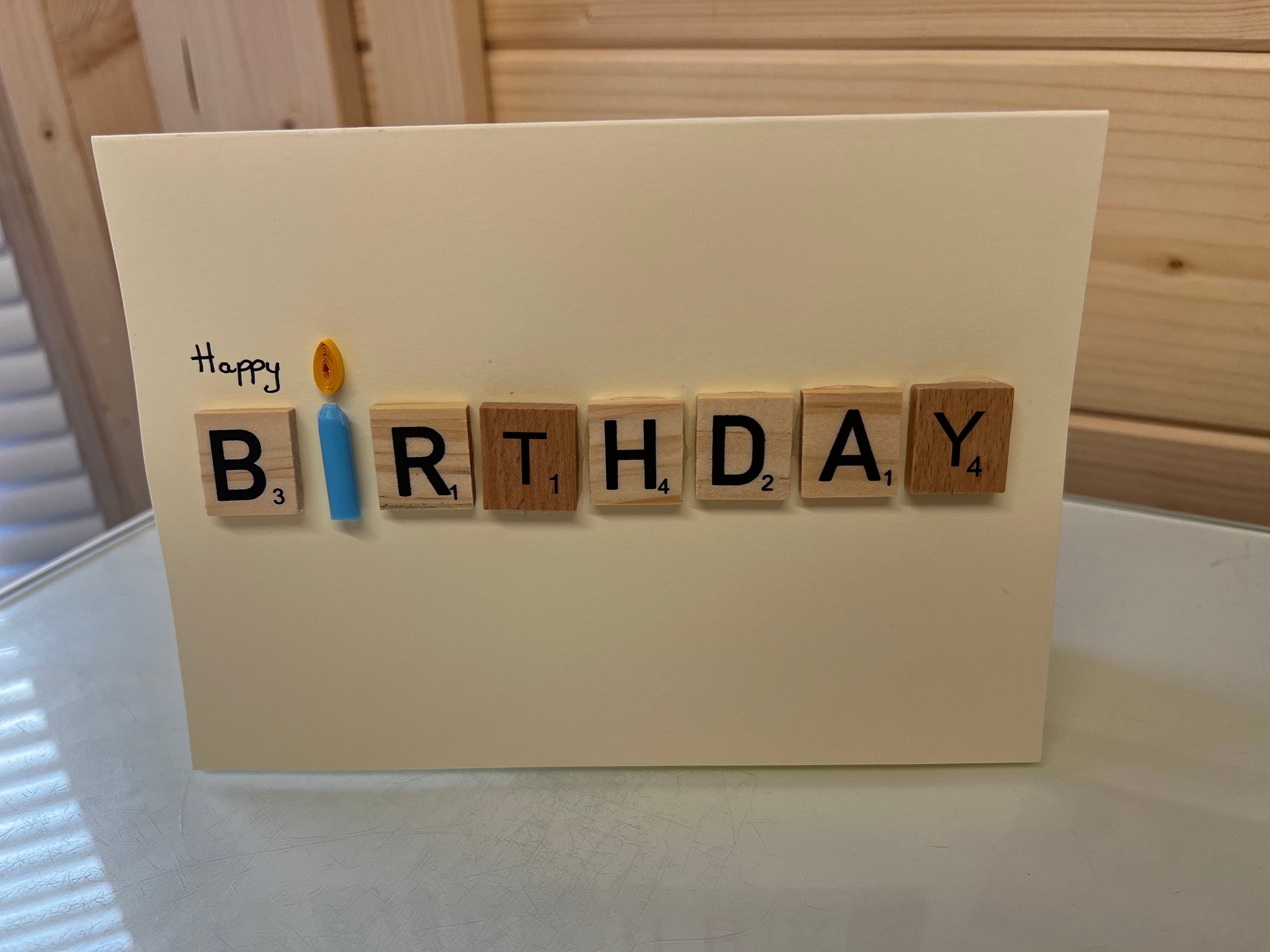 Happy Birthday Scrabble Greetings Card - Etsy UK