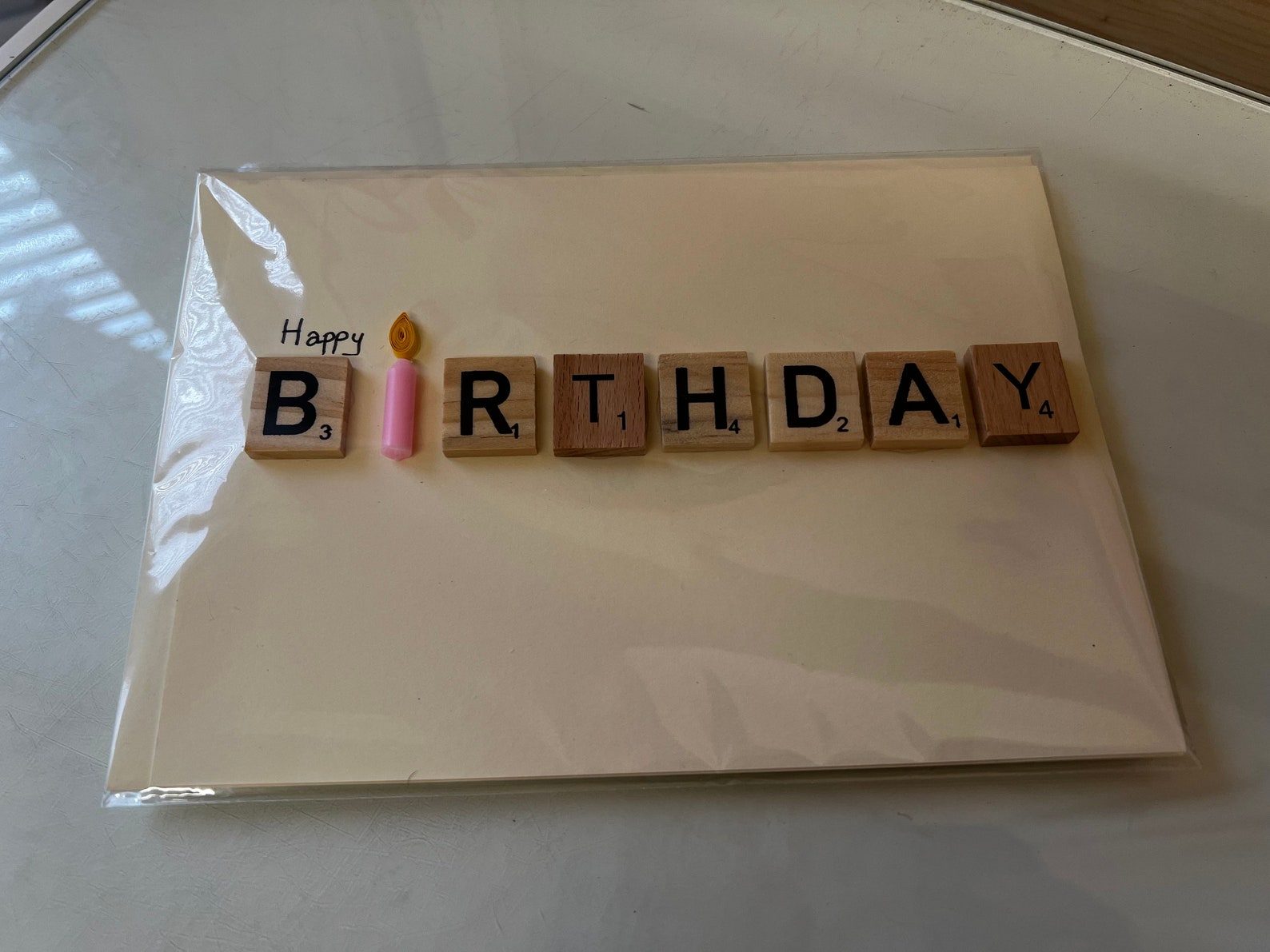 Happy Birthday Scrabble Greetings Card - Etsy UK
