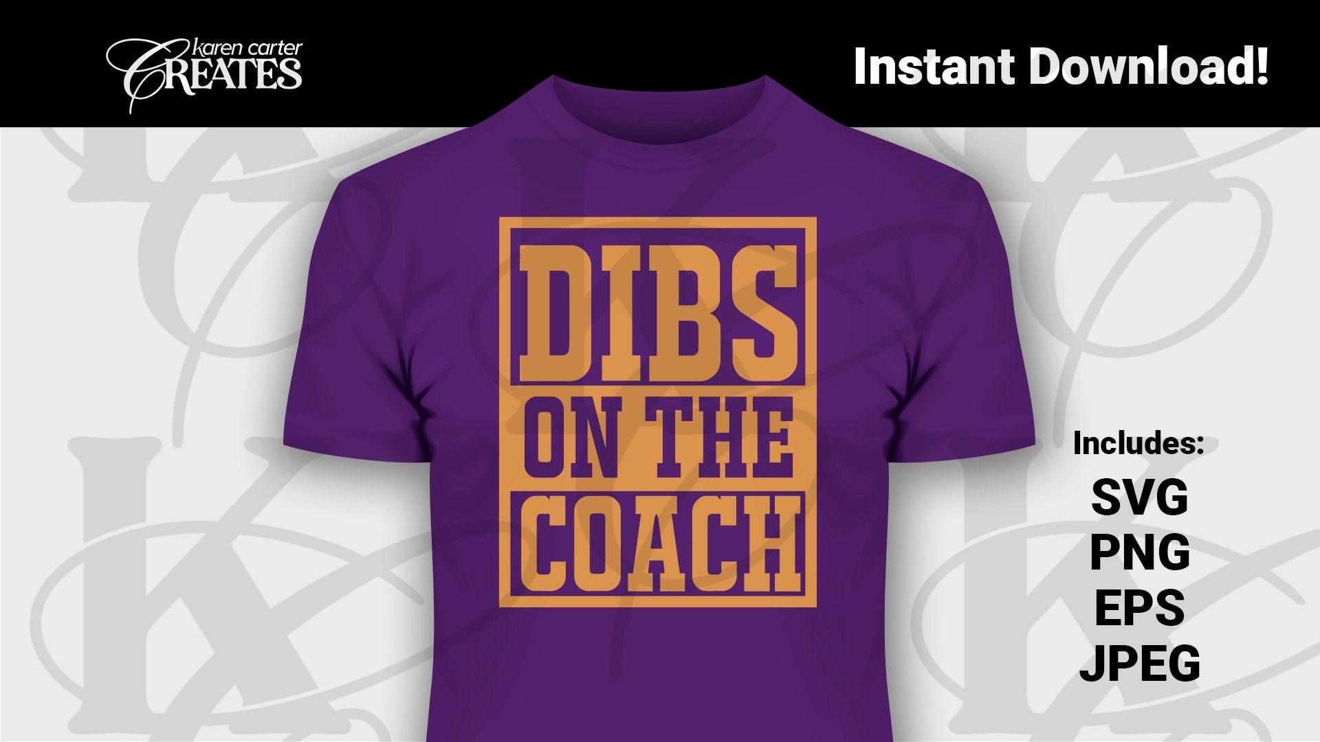Dibs on Coach SVG | Funny Sports Mom Cut File (digital Download) - Etsy