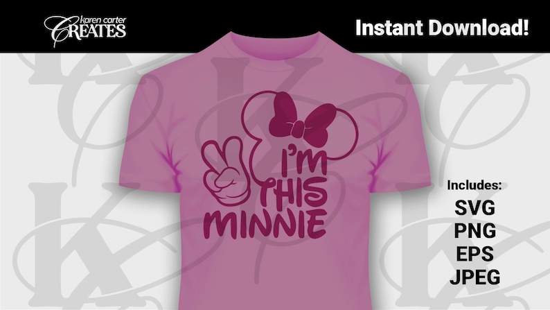 Minnie Inspired SVG, 2nd Birthday Instant Download - Etsy