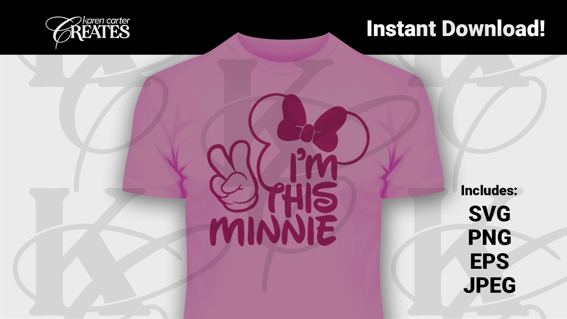 Minnie Inspired SVG, 2nd Birthday Instant Download - Etsy
