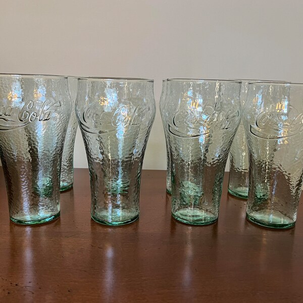 Vintage Coke Glasses - Etsy