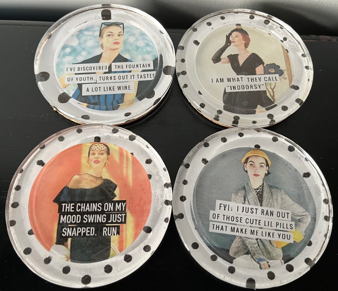 Sassy Women Real Talk Coasters Perfect Gift - Etsy