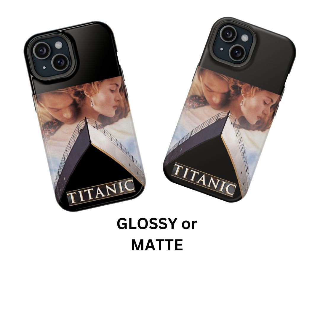 TITANIC ORIGINAL Movie Poster Impact-resistant Cases Jack and Rose ...