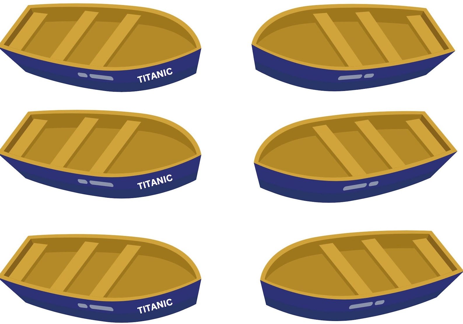 TITANIC Party Cake Topper W Lifeboats and Accessories! TITANIC Party ...