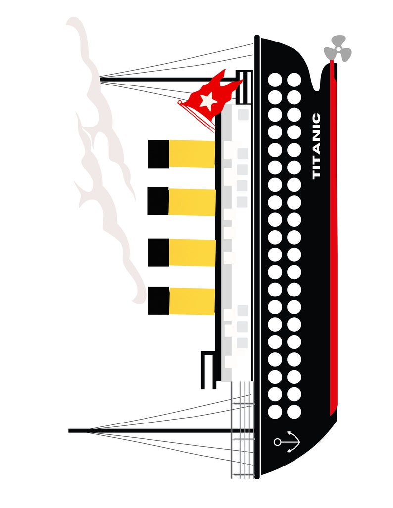 TITANIC Party Cake Topper W Lifeboats and Accessories! TITANIC Party ...