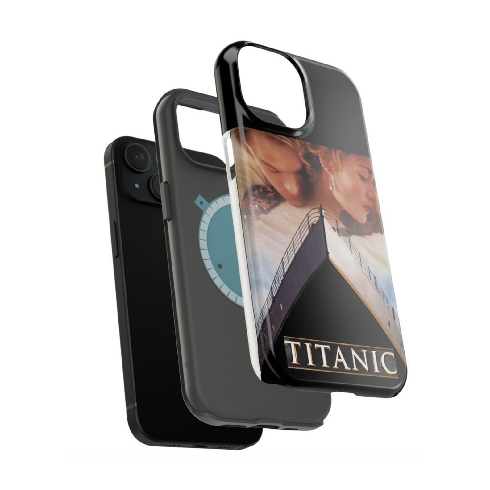 TITANIC ORIGINAL Movie Poster Impact-resistant Cases Jack and Rose ...