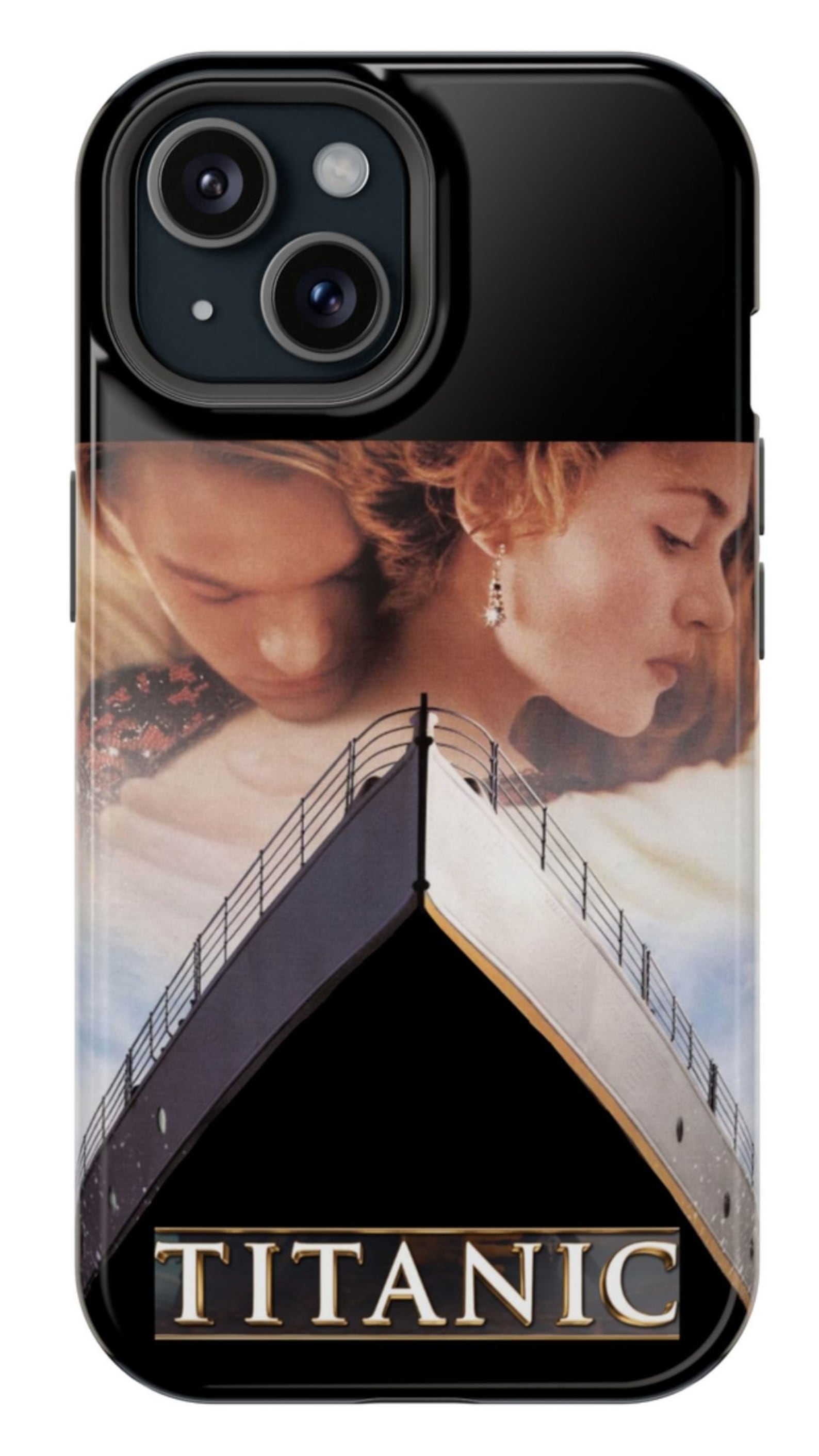 TITANIC ORIGINAL Movie Poster Impact-resistant Cases Jack and Rose ...