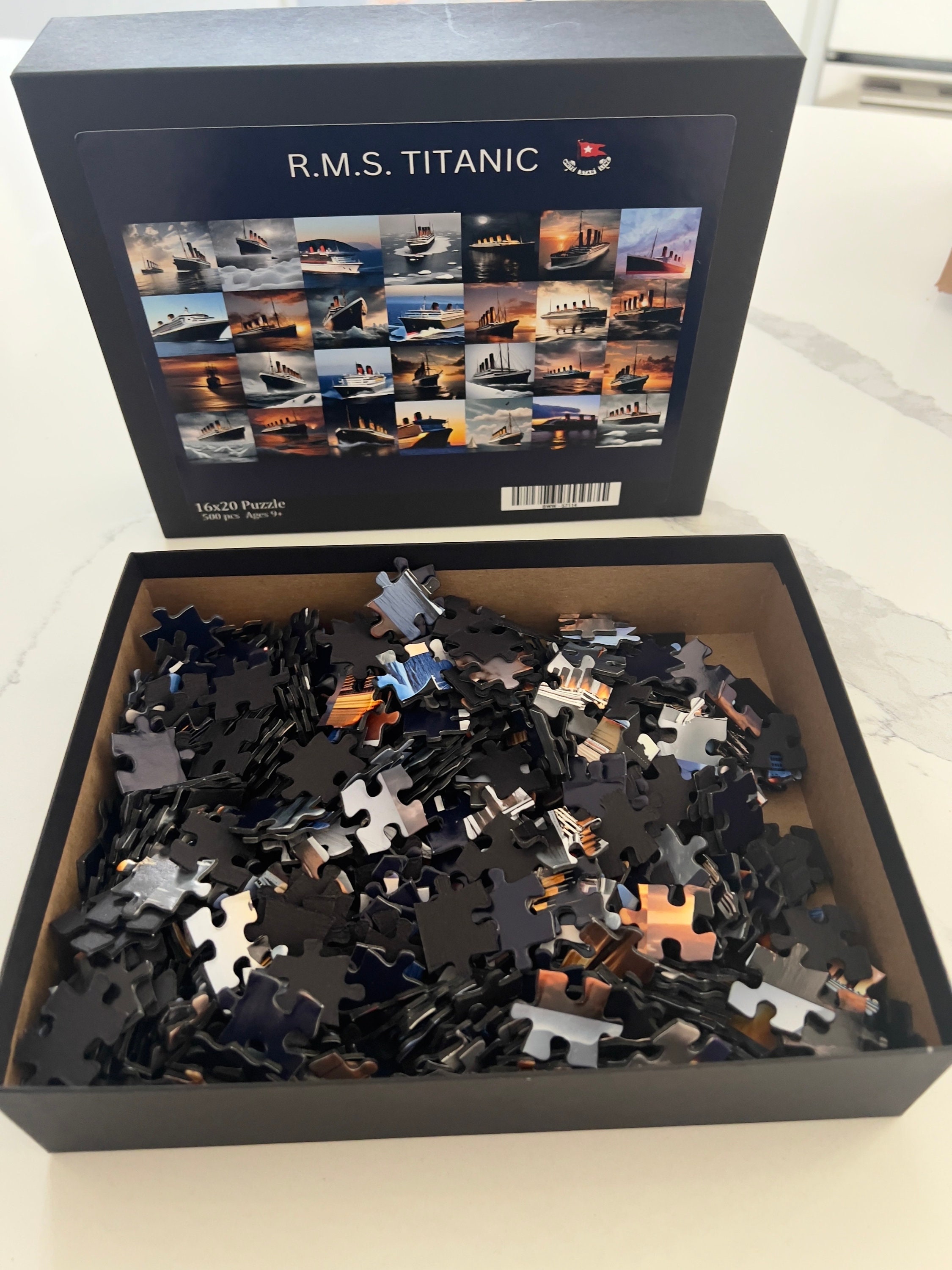 TITANIC Puzzle 120,252,500piece Titanic Alive & Well Sailing Shining ...