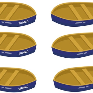 TITANIC Party Cake Topper W Lifeboats and Accessories! TITANIC Party ...