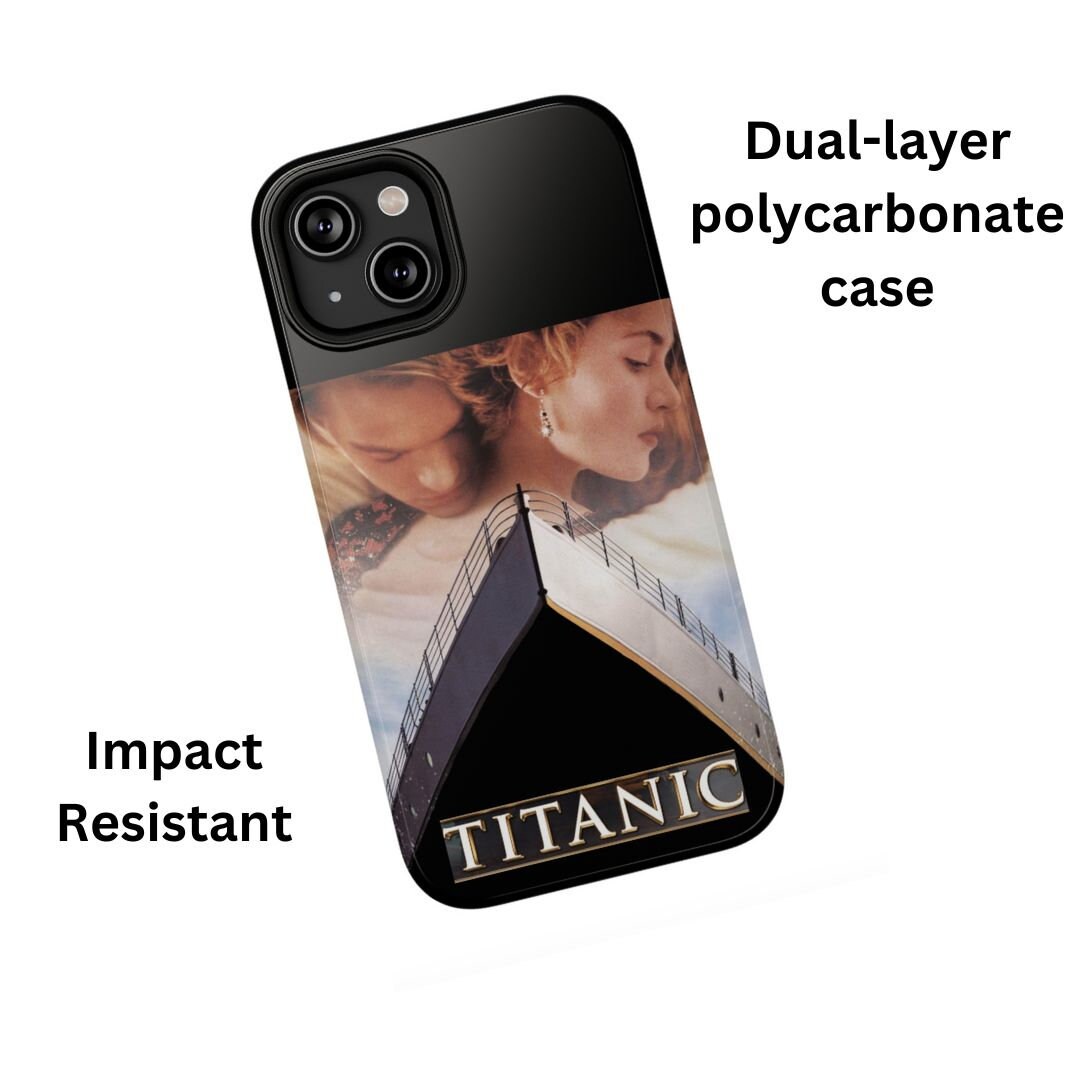 TITANIC ORIGINAL Movie Poster Impact-resistant Cases Jack and Rose ...