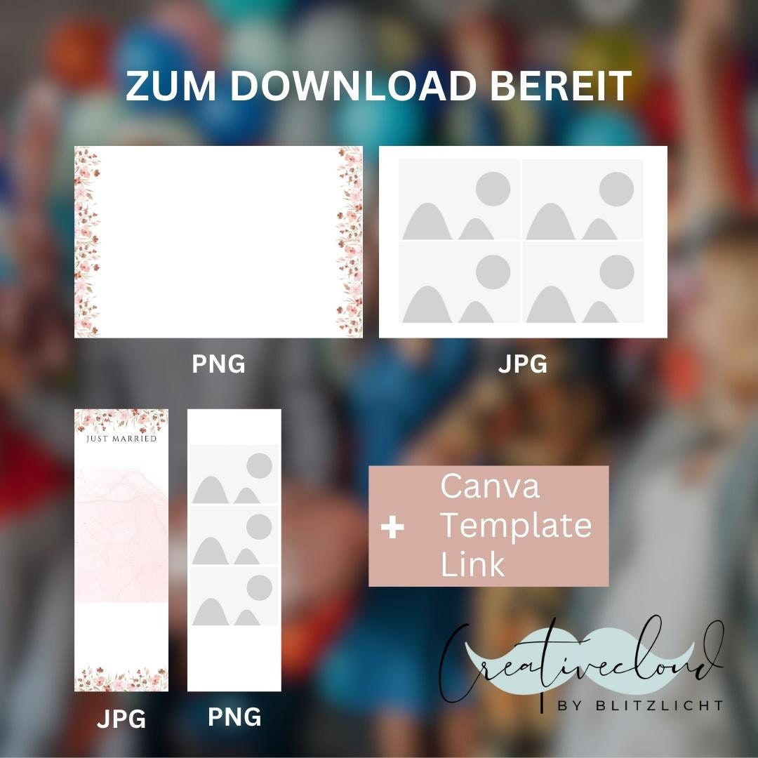 Photo Box Template I Wedding I Photo Box I Layout I Design I Wedding I ...