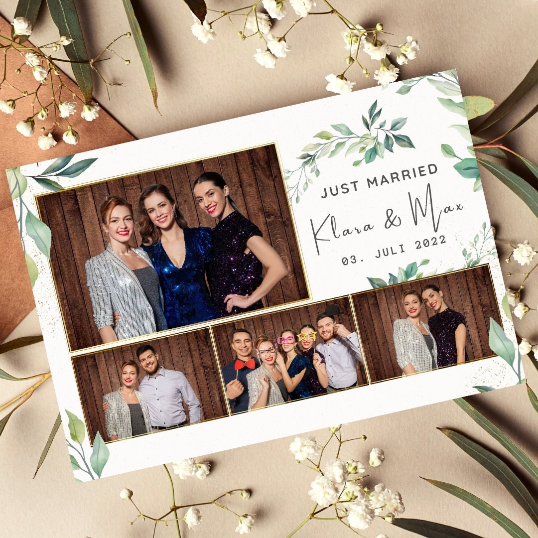 Photo Booth Template I Wedding I Photo Booth I (Download Now) - Etsy