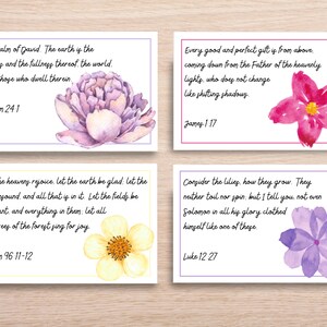 Printable Summer Scripture Cards, Memory Verses, Confirmation ...