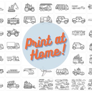 Transportation Coloring Pages | 40 Pages | 36 Unique Trains ...