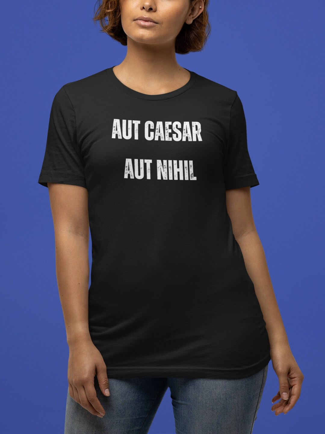 Ancient Latin Motivational Quote Either Caesar or Nothing aut Caesar ...