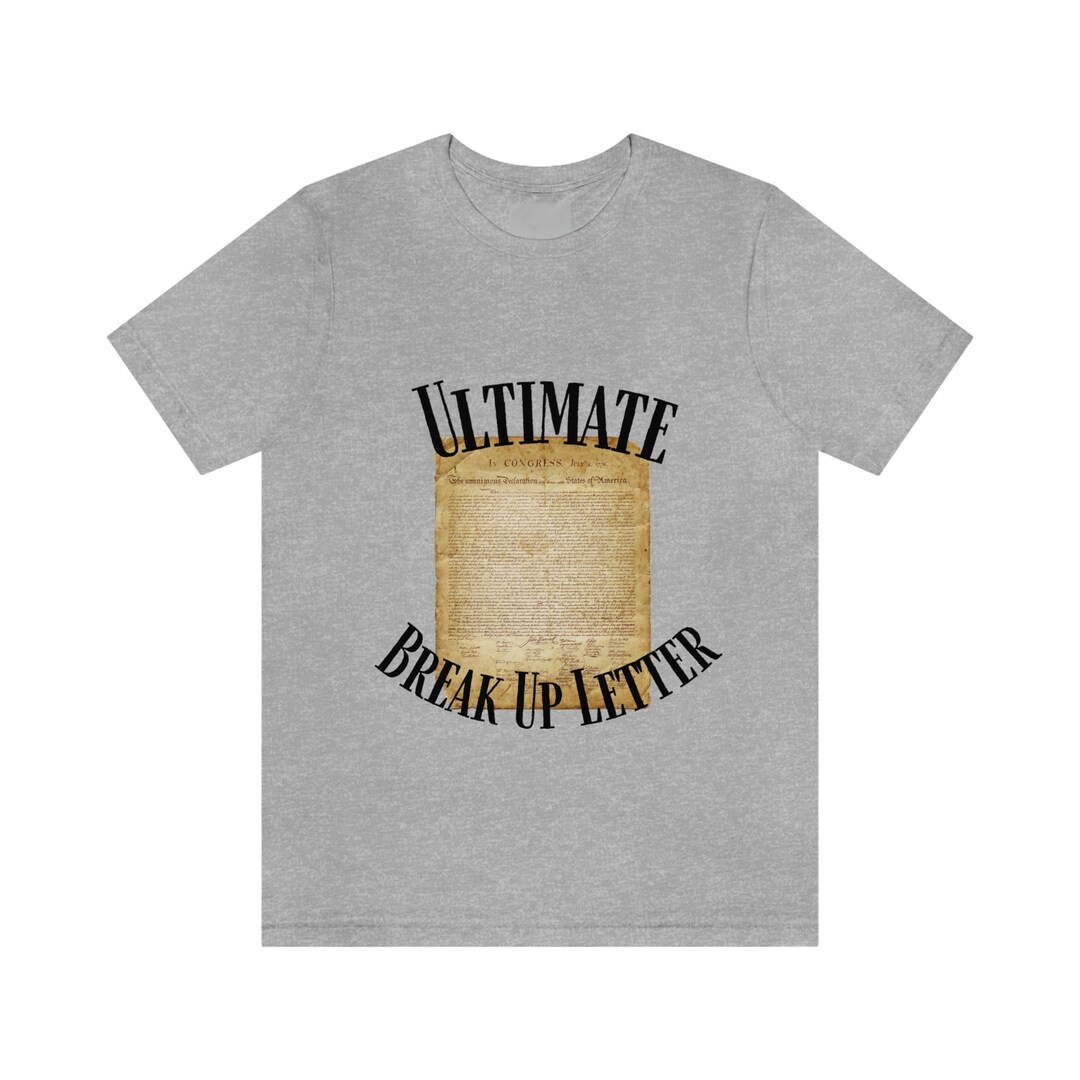 Ultimate Break up Letter Declaration of Independence Short - Etsy