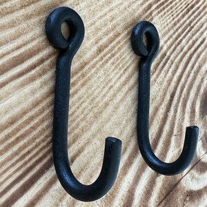 Very Nice Small - Mini Wrought Iron Forged Hook - Etsy
