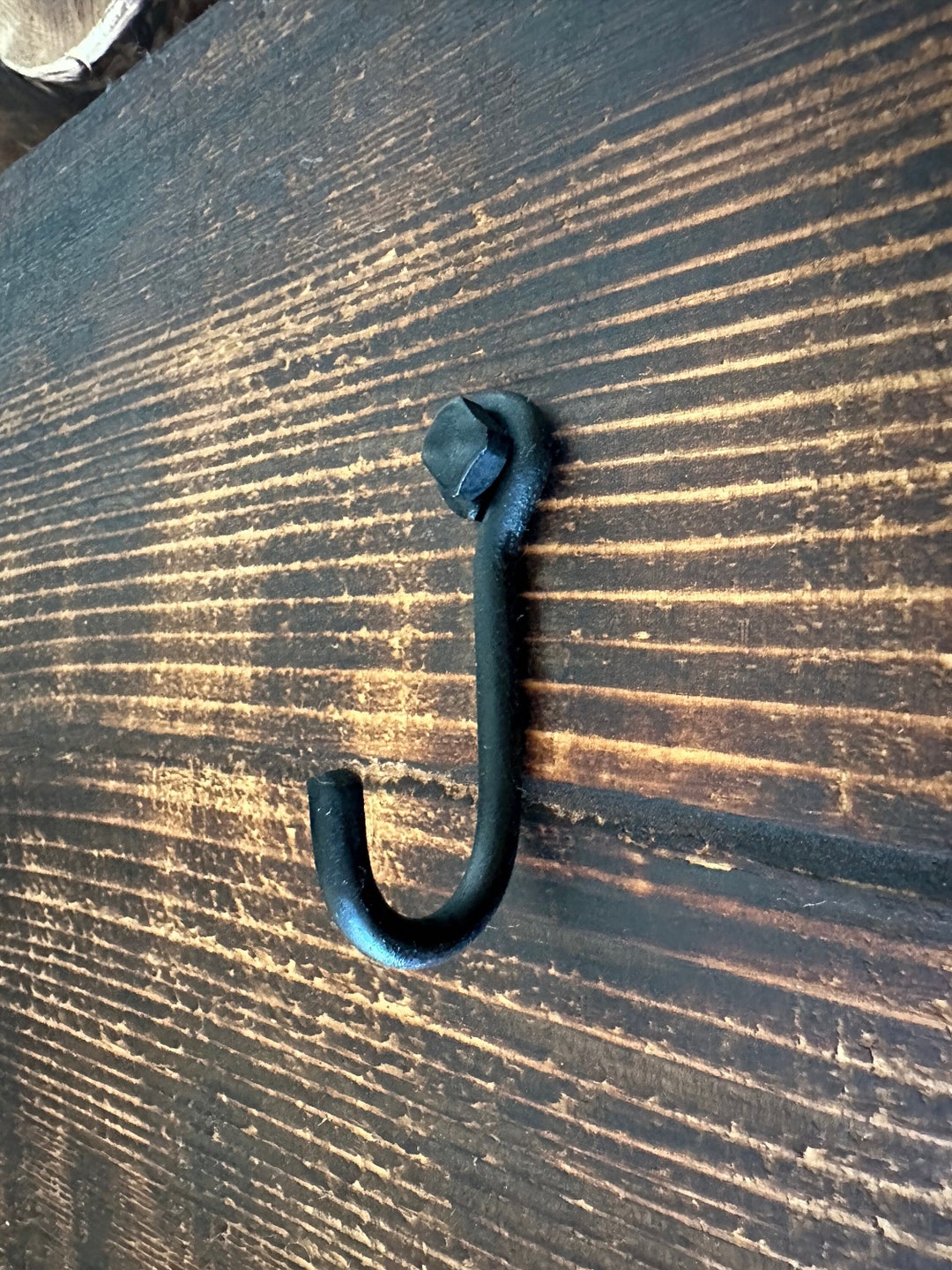 Very Nice Small - Mini Wrought Iron Forged Hook - Etsy