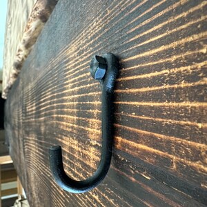 Very Nice Small - Mini Wrought Iron Forged Hook - Etsy