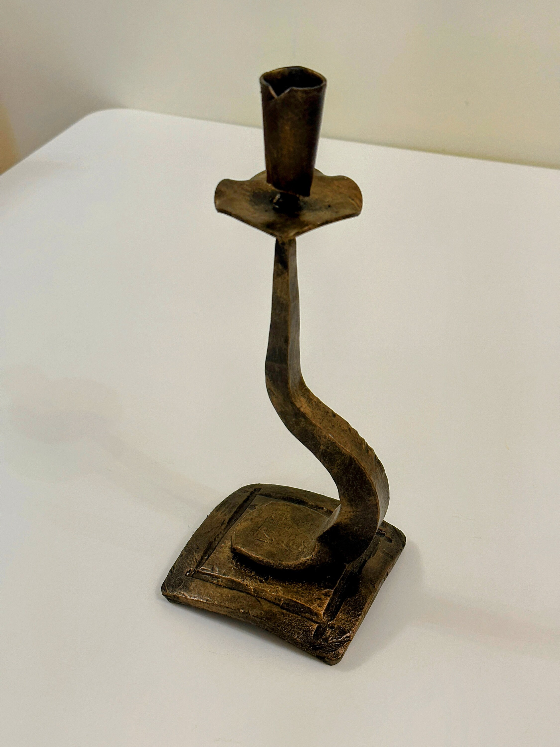 Handmade Wrought Iron Forged Standing Type Goldenblack - Etsy